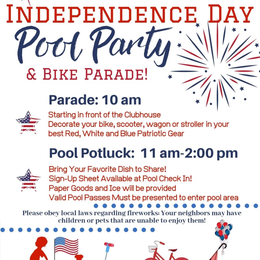Annual Independence Day Pool Party - Carisbrooke